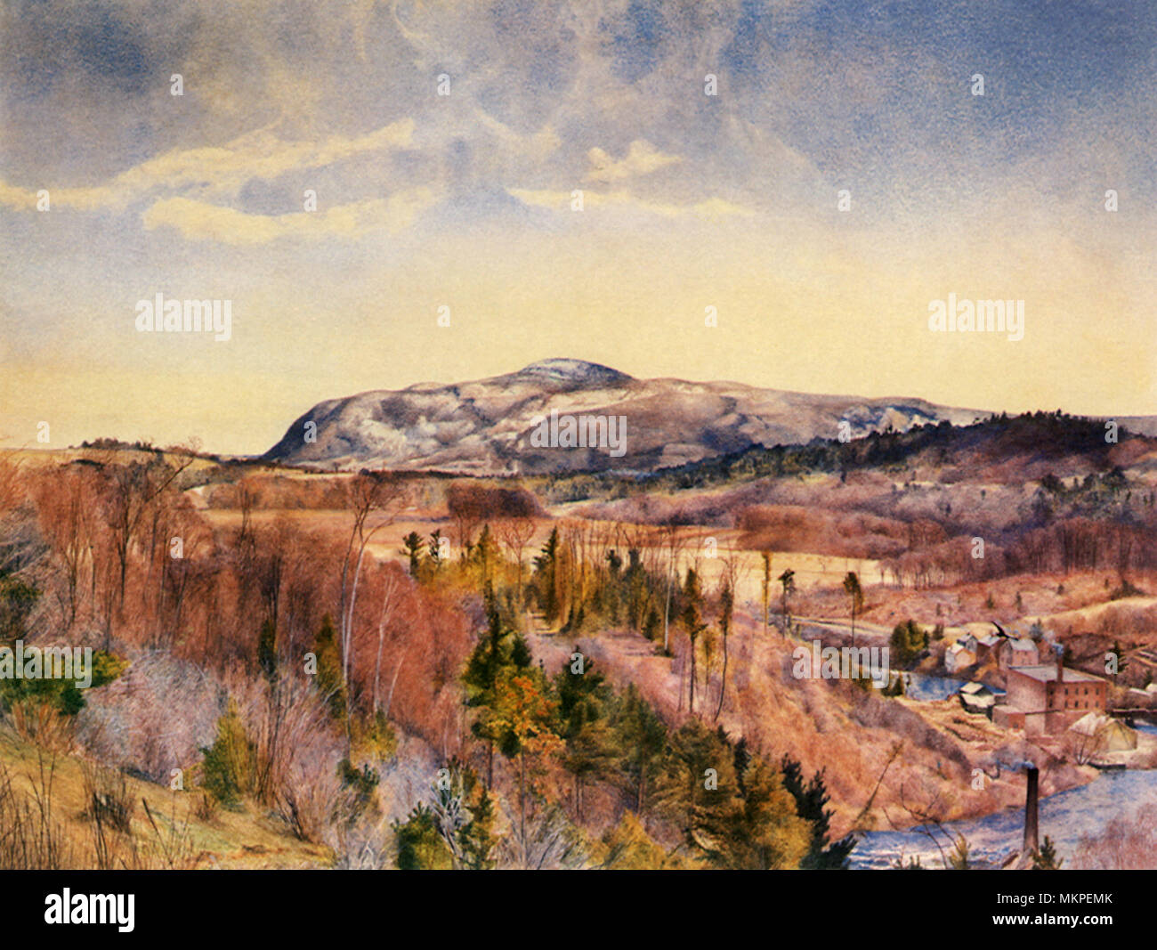 Mt. Everett from Monument Mountain in April Stock Photo - Alamy