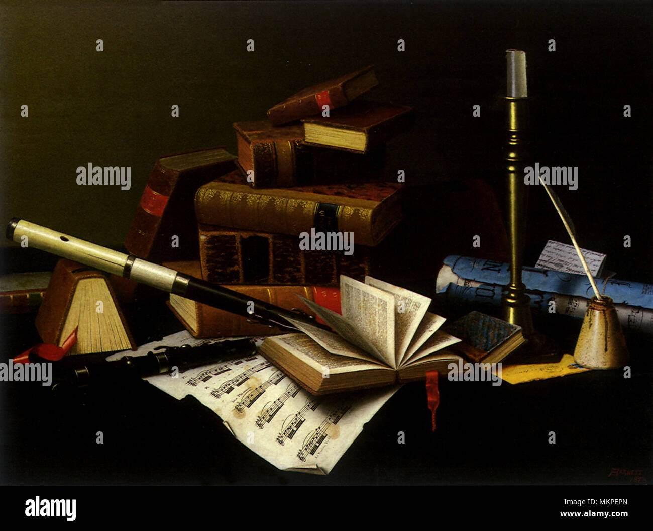 Music and Literature Stock Photo - Alamy