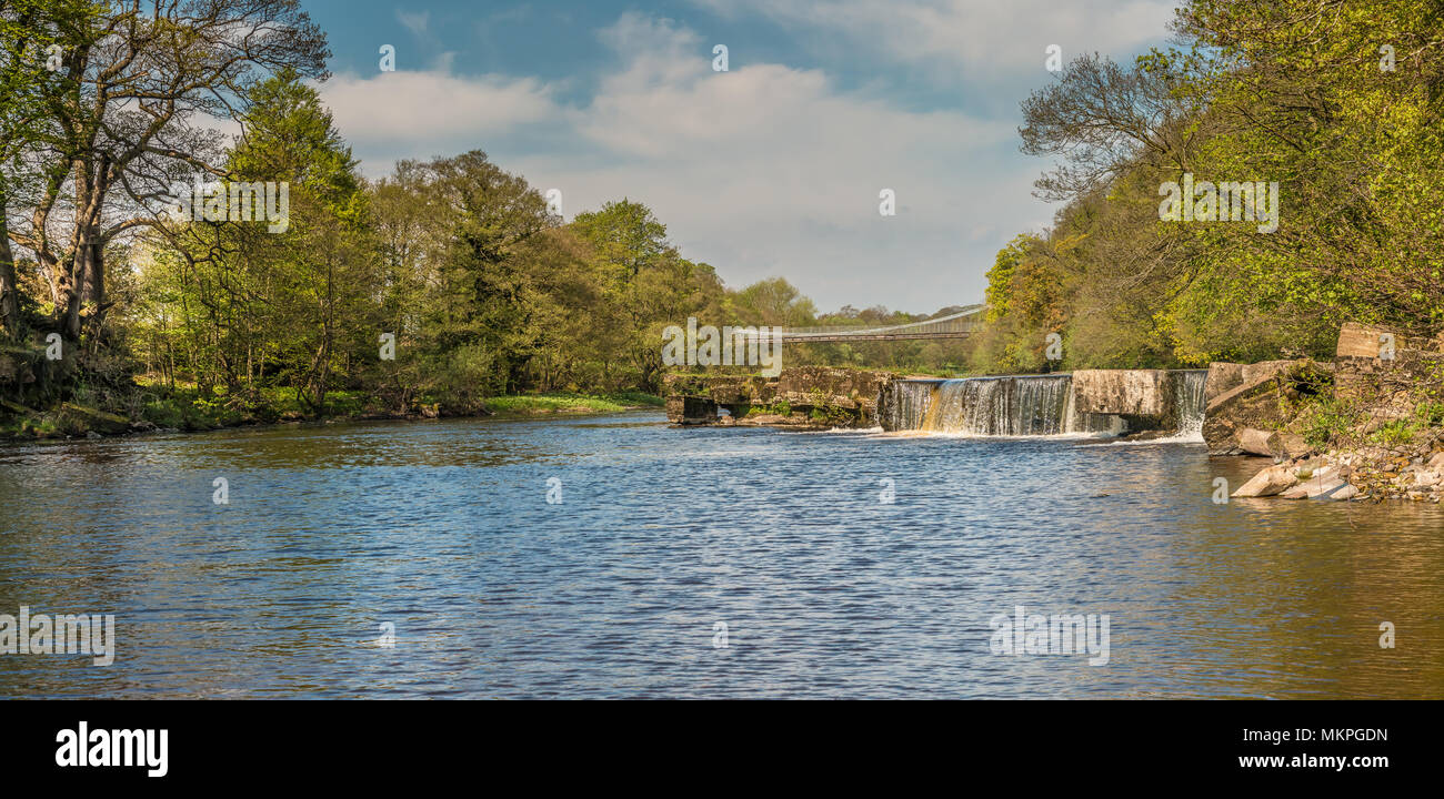 Panoramic view of the Grade II listed, Scheduled Ancient Monument of ...