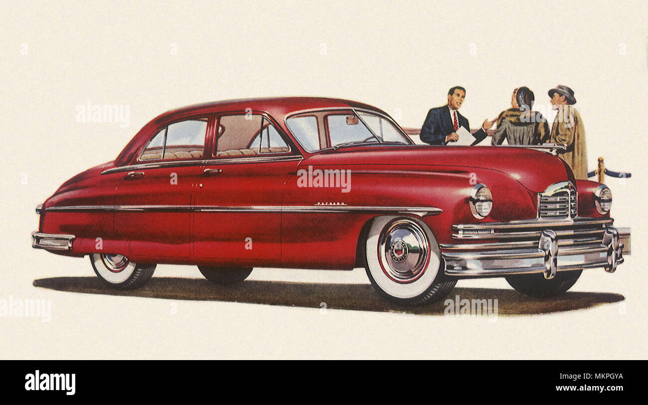 1949 Packard Golden Anniversary Eight Deluxe Touring Sedan Stock Photo ...