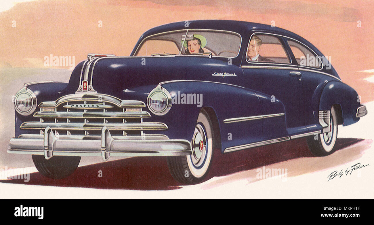 1948 Pontiac Silver Streak Stock Photo - Alamy