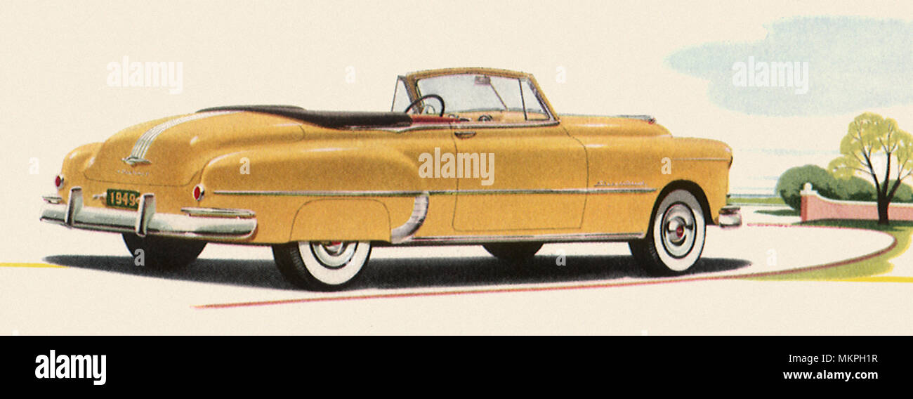 1949 Pontiac Convertible Stock Photo - Alamy