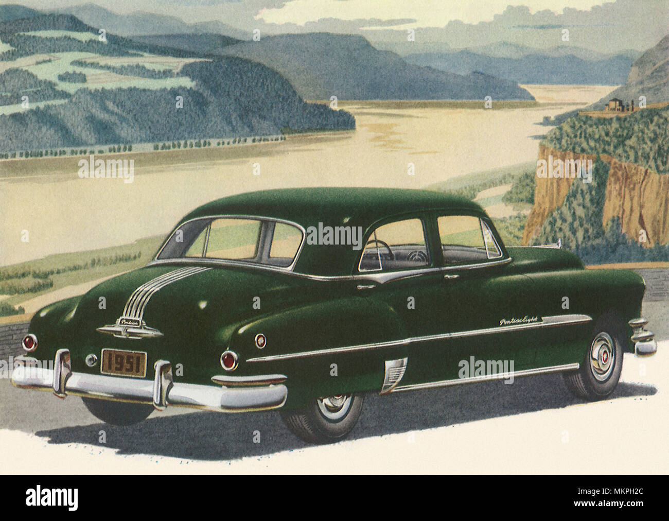 1951 Pontiac Eight Stock Photo - Alamy