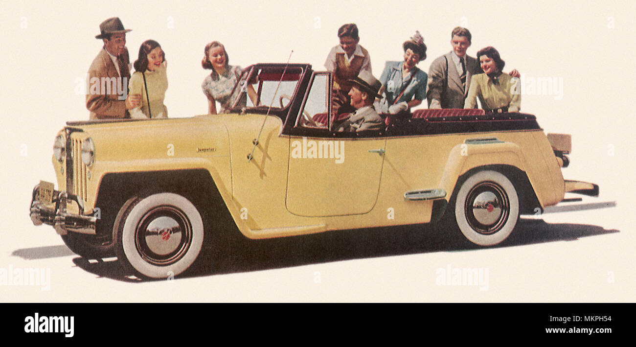 1948 Willys-Overland Jeepster Stock Photo - Alamy