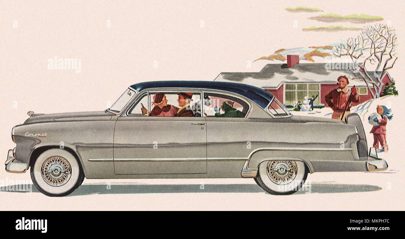 1953 Dodge V-Eight Coronet Diplomat Stock Photo - Alamy