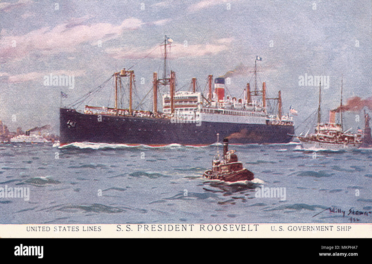 S.S. President Roosevelt Stock Photo - Alamy