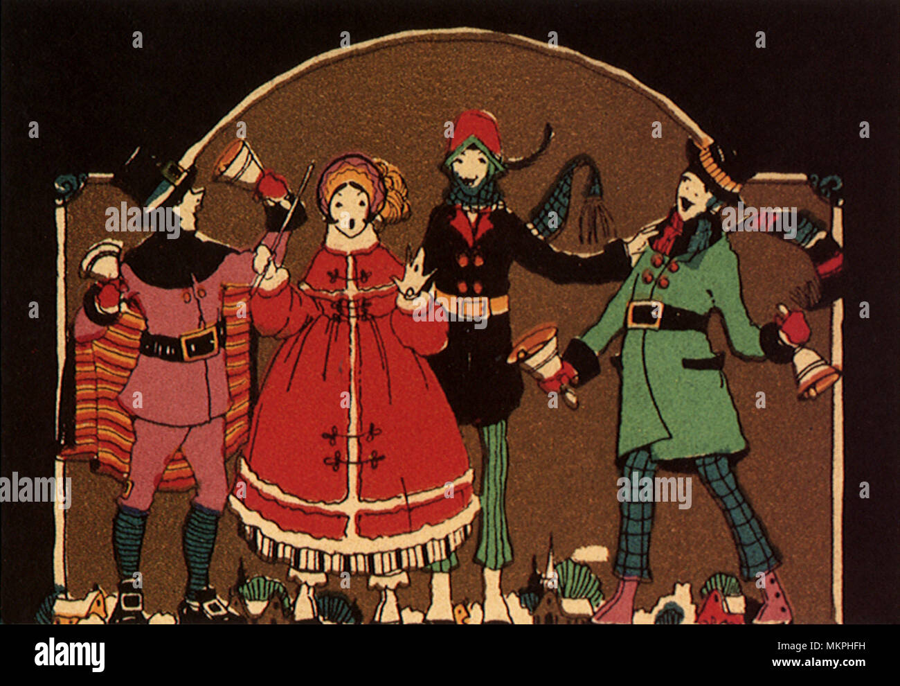 Carolers hi-res stock photography and images - Alamy