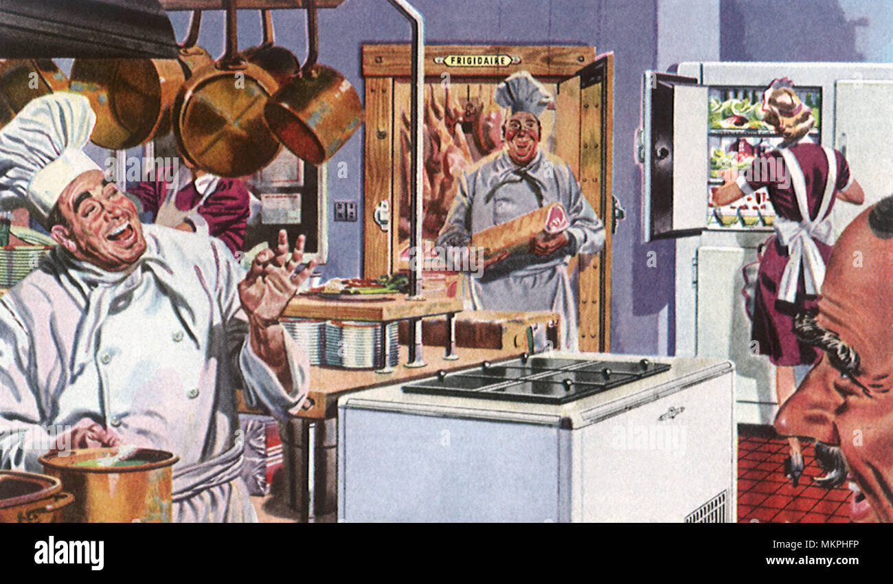 1950 kitchen hi-res stock photography and images - Alamy