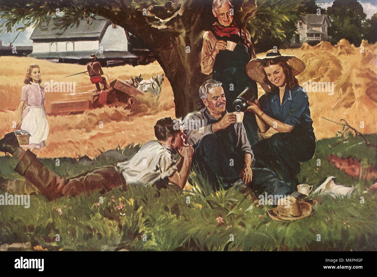 1950 family hi-res stock photography and images - Alamy
