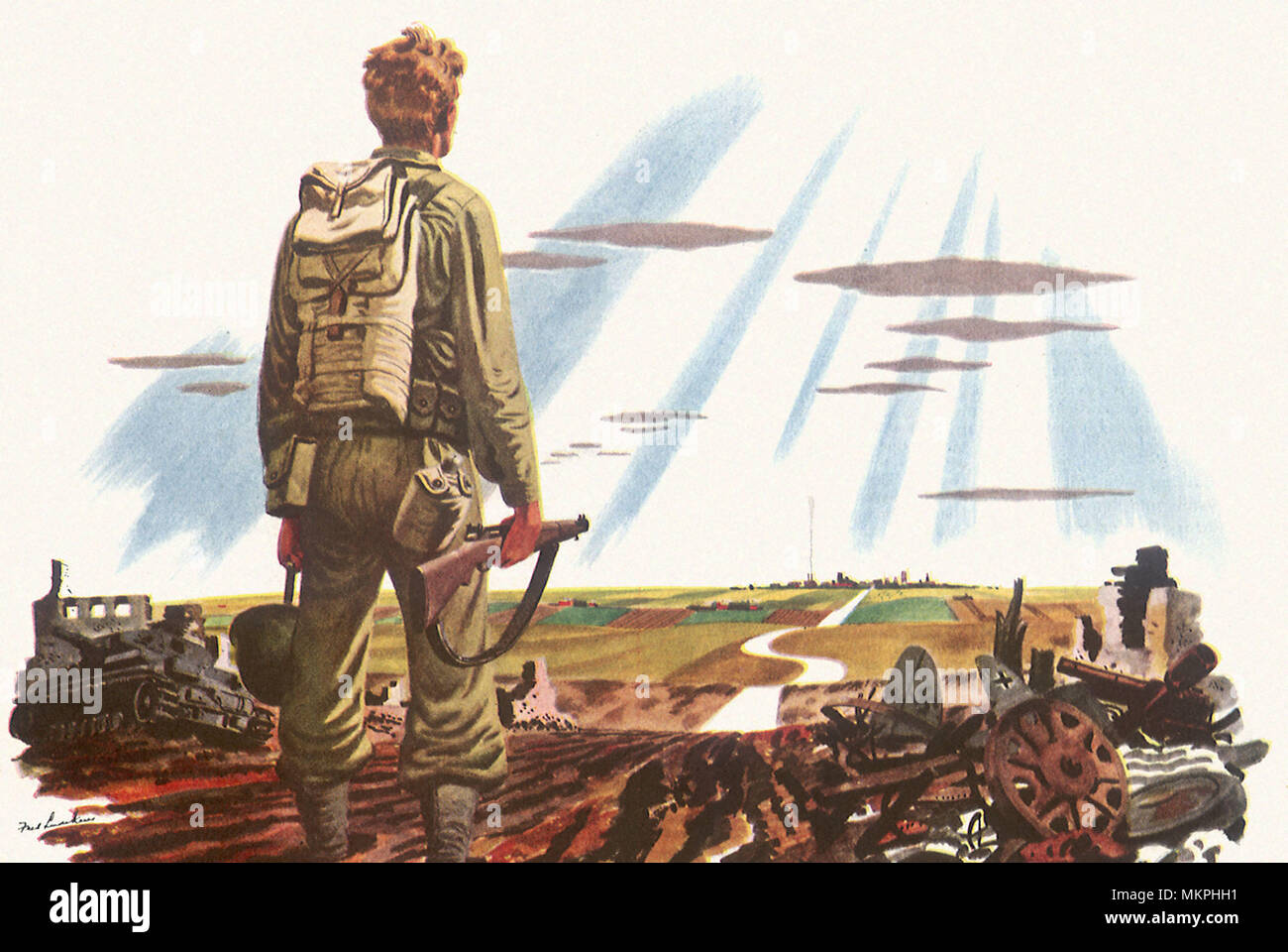 Wwii road hi-res stock photography and images - Alamy