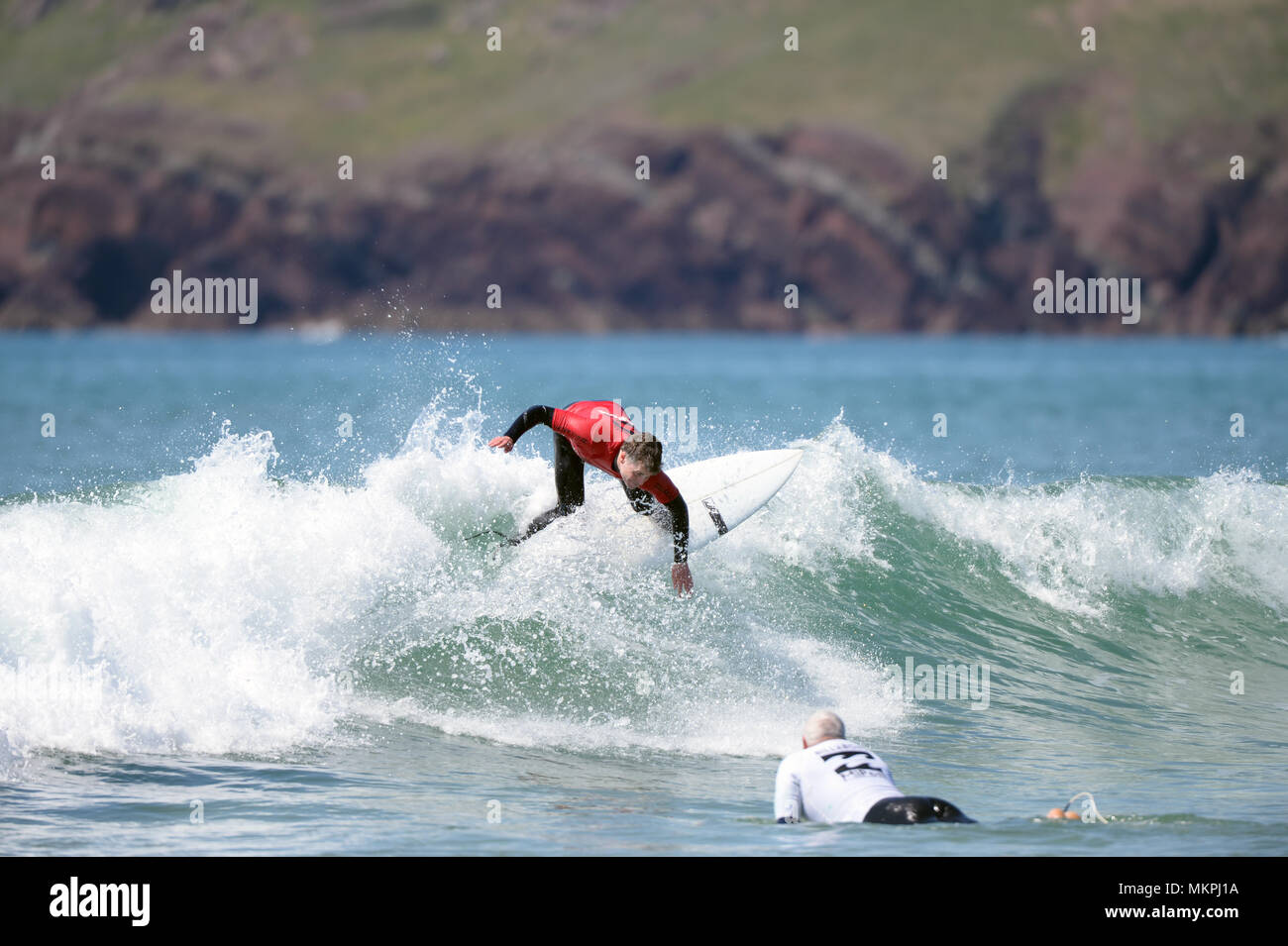 Welsh National surfing championships 2018 Freshwater West, Pembroke ...