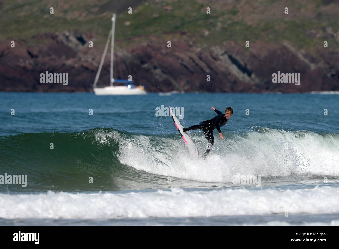 Welsh national surfing championships hi-res stock photography and ...