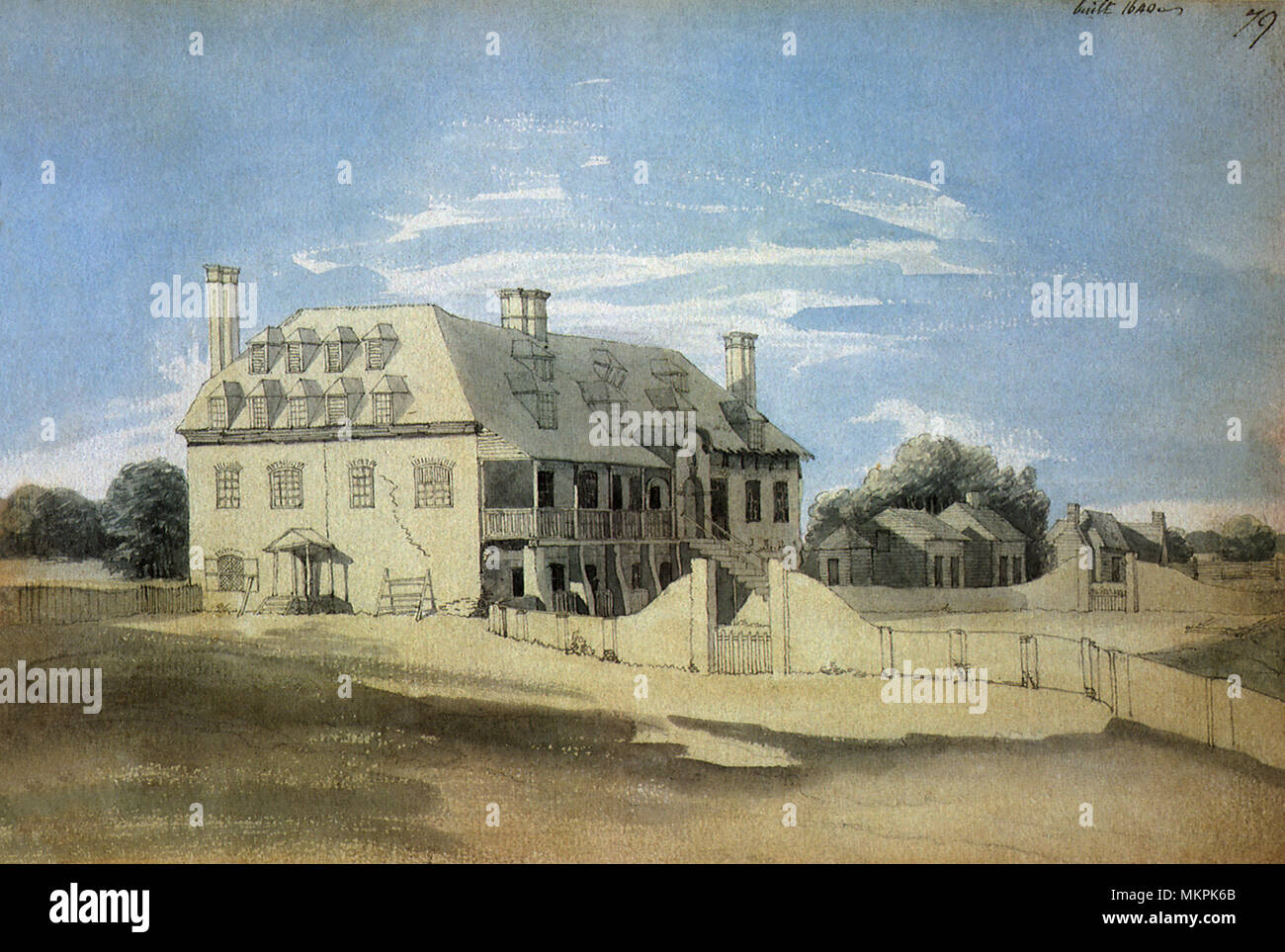 Green Spring Mansion Stock Photo - Alamy