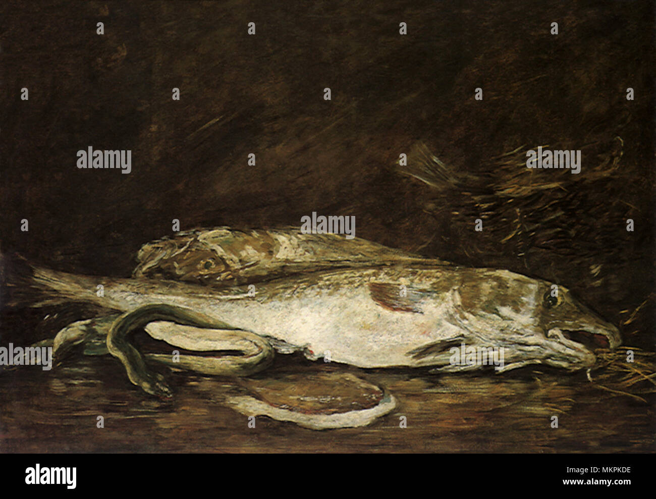 Still Life with Fish Stock Photo - Alamy