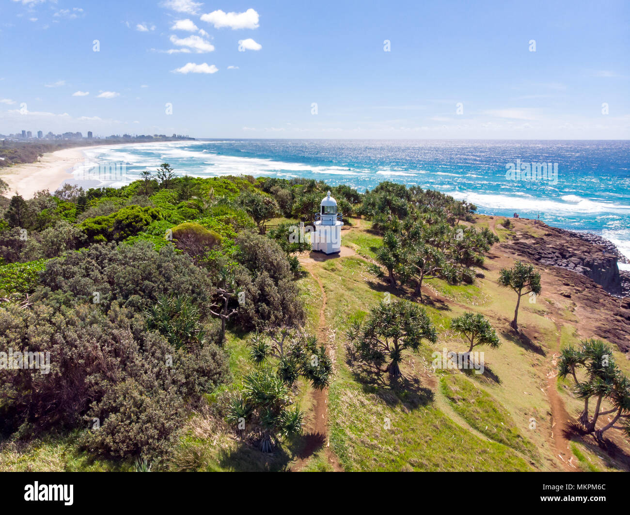 Fingal Head Lighthouse Stock Photo - Alamy