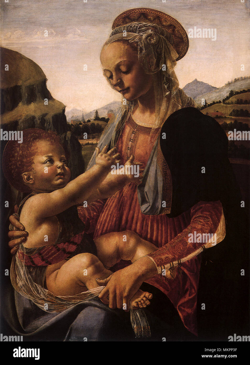 The Virgin and Child Stock Photo - Alamy