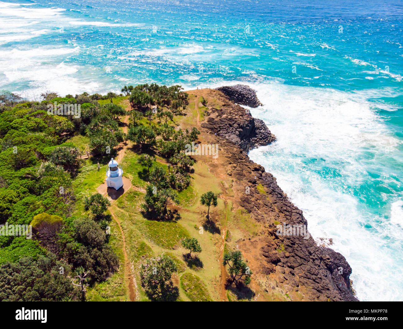 Fingal Head Lighthouse Stock Photo - Alamy