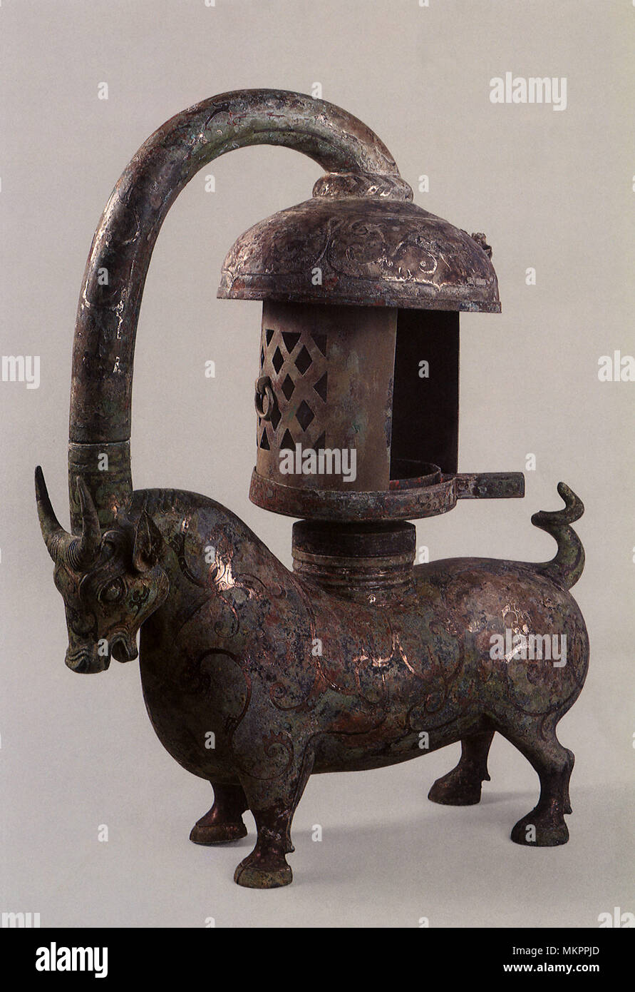 Lantern in the Shape of an Ox Stock Photo - Alamy