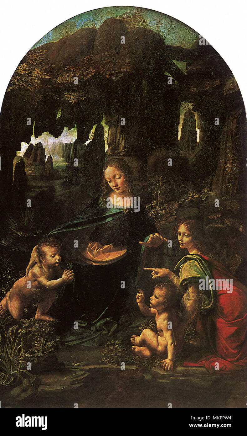 Da vinci the virgin of the rocks hi-res stock photography and images ...