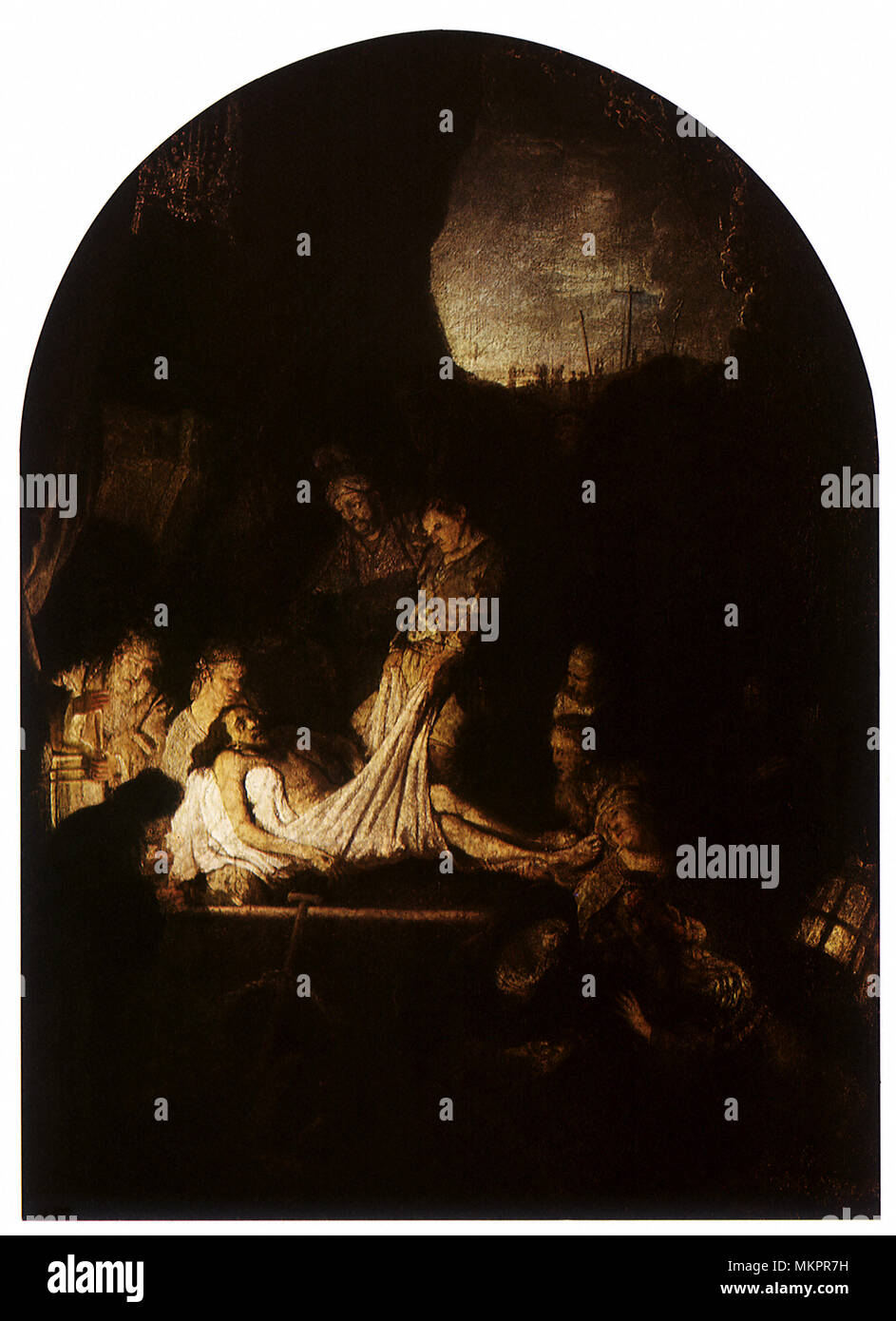 The Entombment of Jesus Stock Photo - Alamy