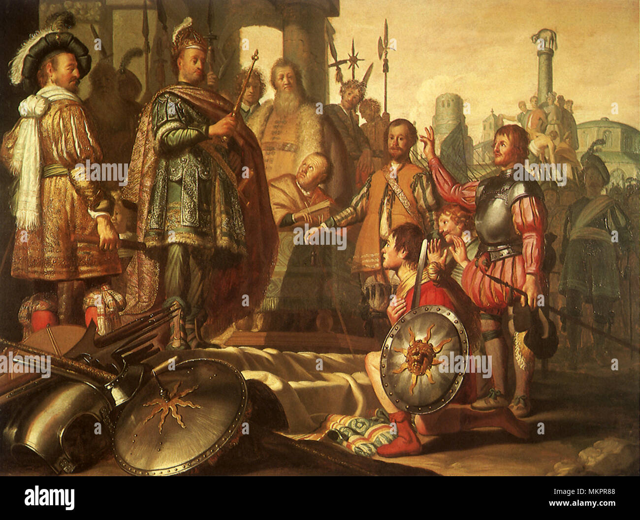Unidentified History Scene 1626 Stock Photo - Alamy