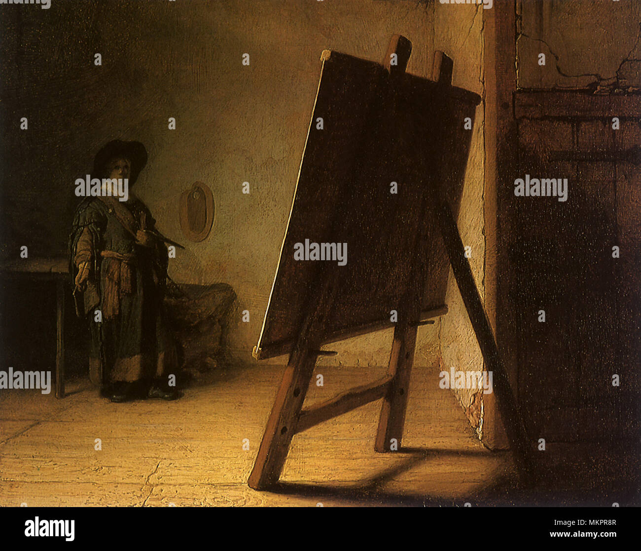 The Painter in his Studio Stock Photo - Alamy