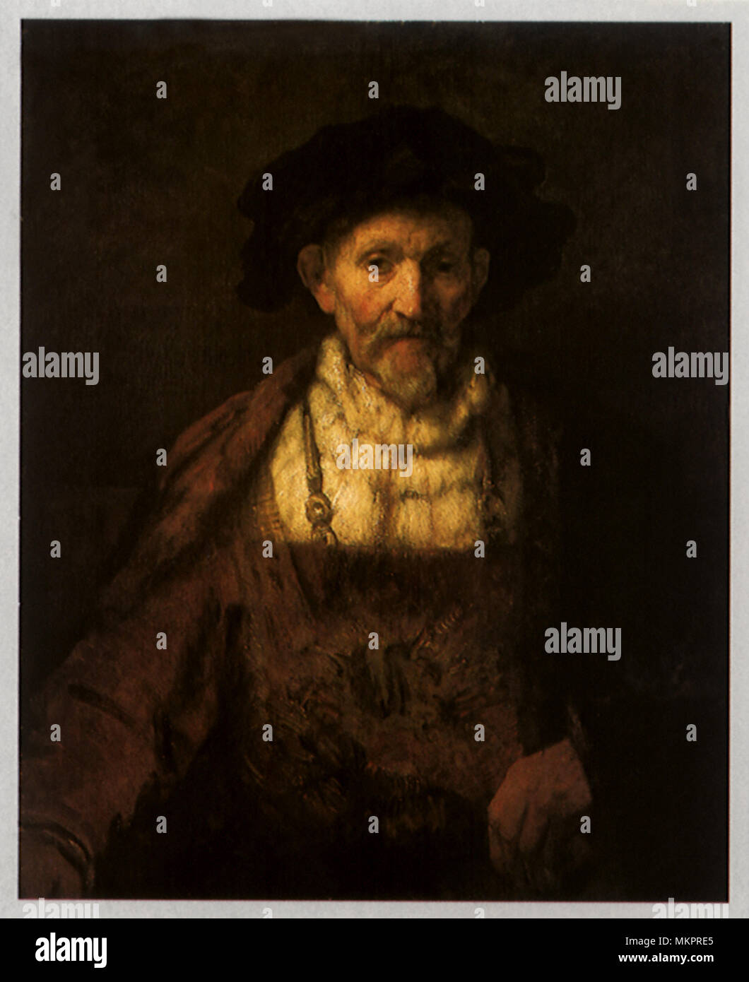 An Old Man in Fanciful Costume Stock Photo - Alamy