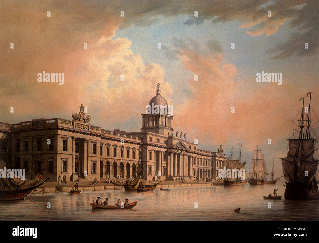 The Custom House, Dublin Stock Photo - Alamy