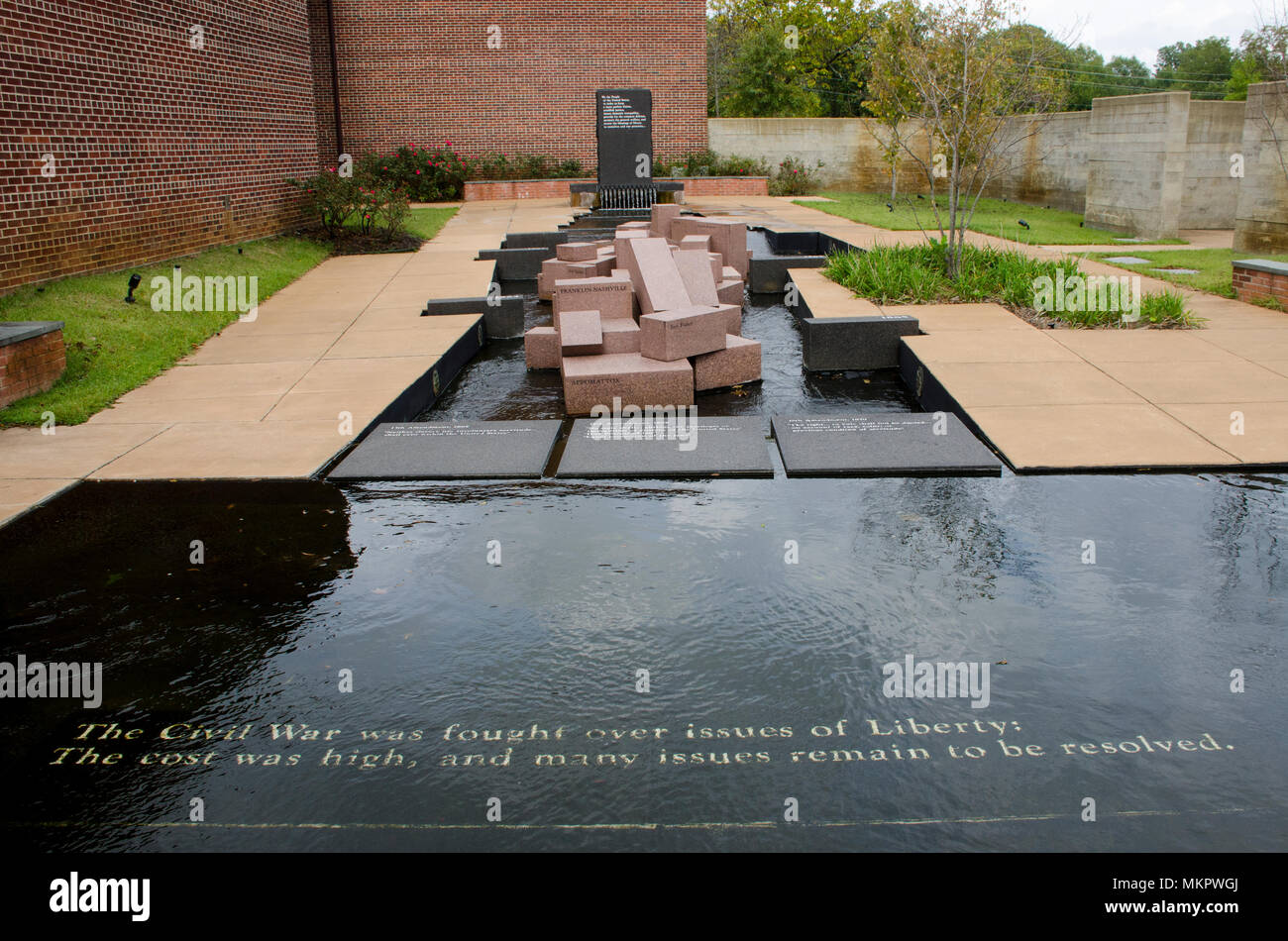 Handsome water feature presents a timeline showing causes and key ...