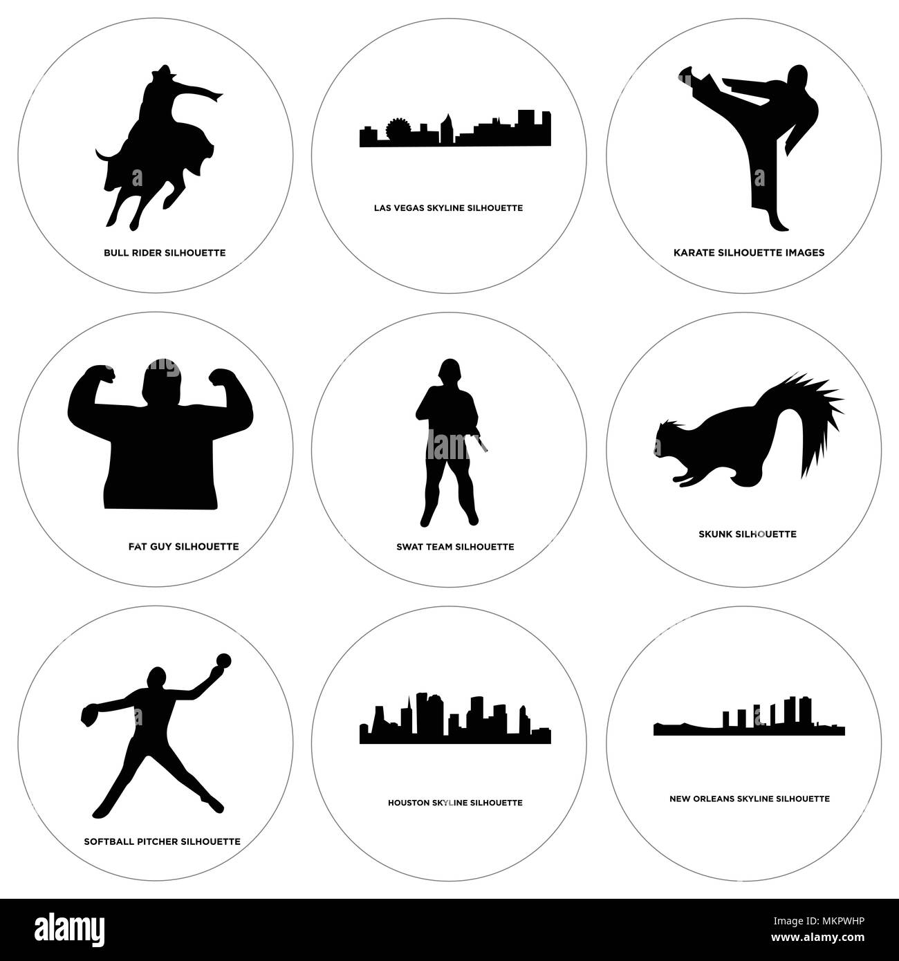 New orleans skyline silhouette hi-res stock photography and images - Alamy