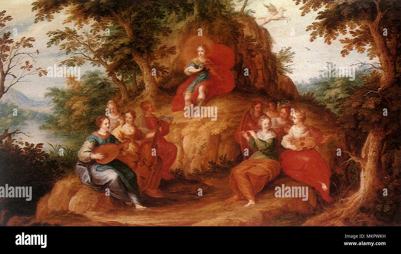 Apollo and the muses hi-res stock photography and images - Alamy