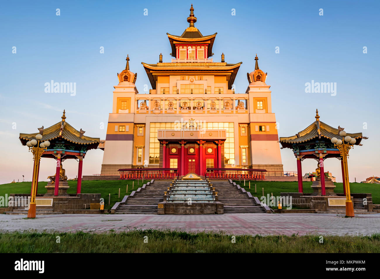 Burkhan Bakshin Altan Sume Buddhist complex Stock Photo - Alamy