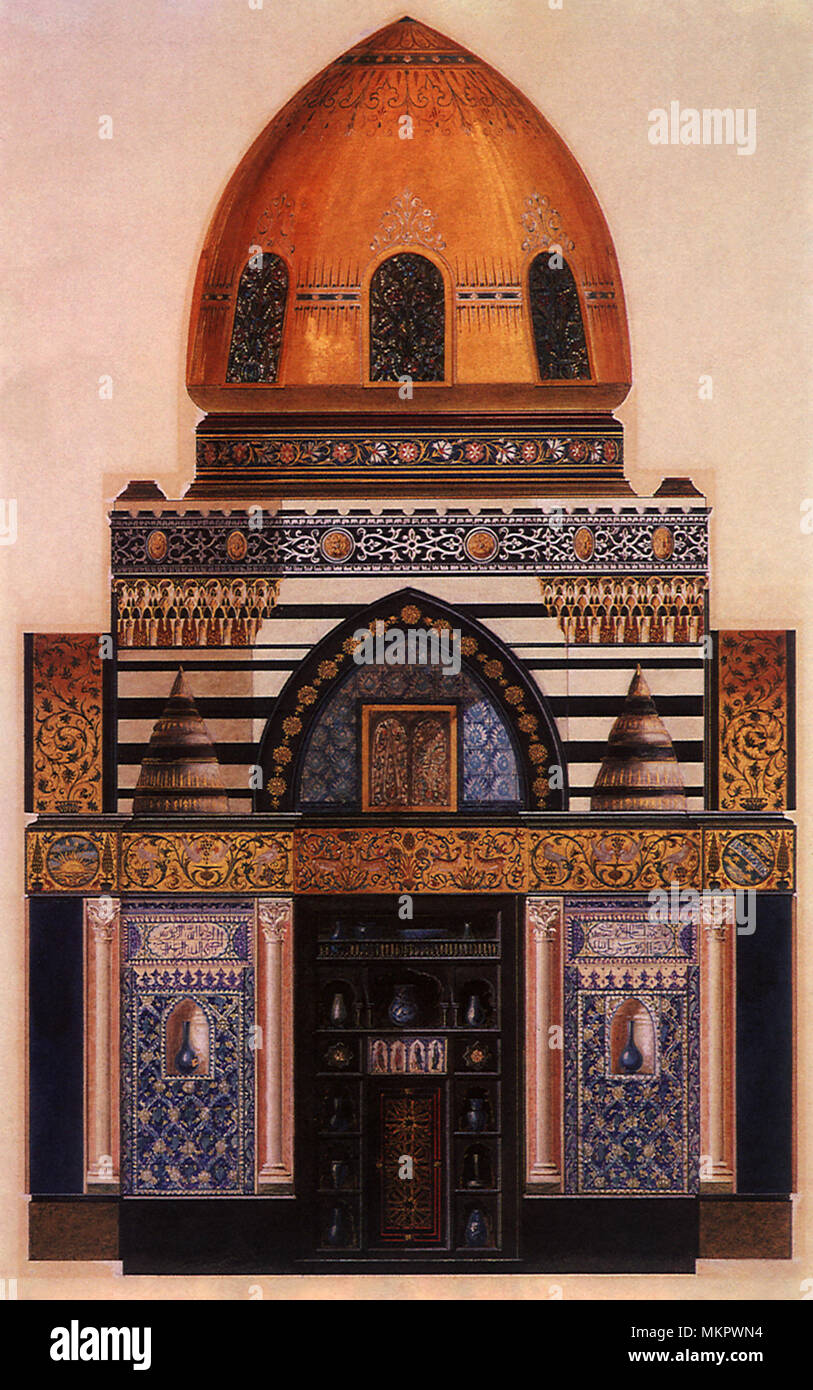 The Arab Hall at Leighton House Stock Photo - Alamy