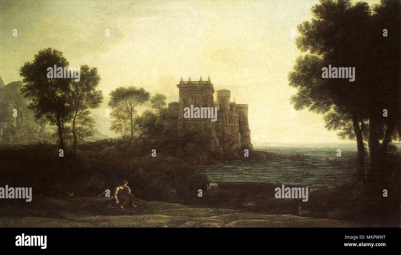 Landscape with Psyche outside the Palace of Cupid Stock Photo - Alamy