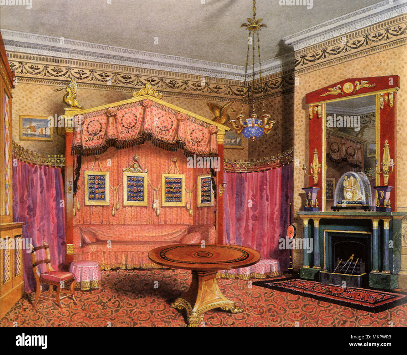 The Deepdene, Surrey, the Small Drawing Room Stock Photo - Alamy