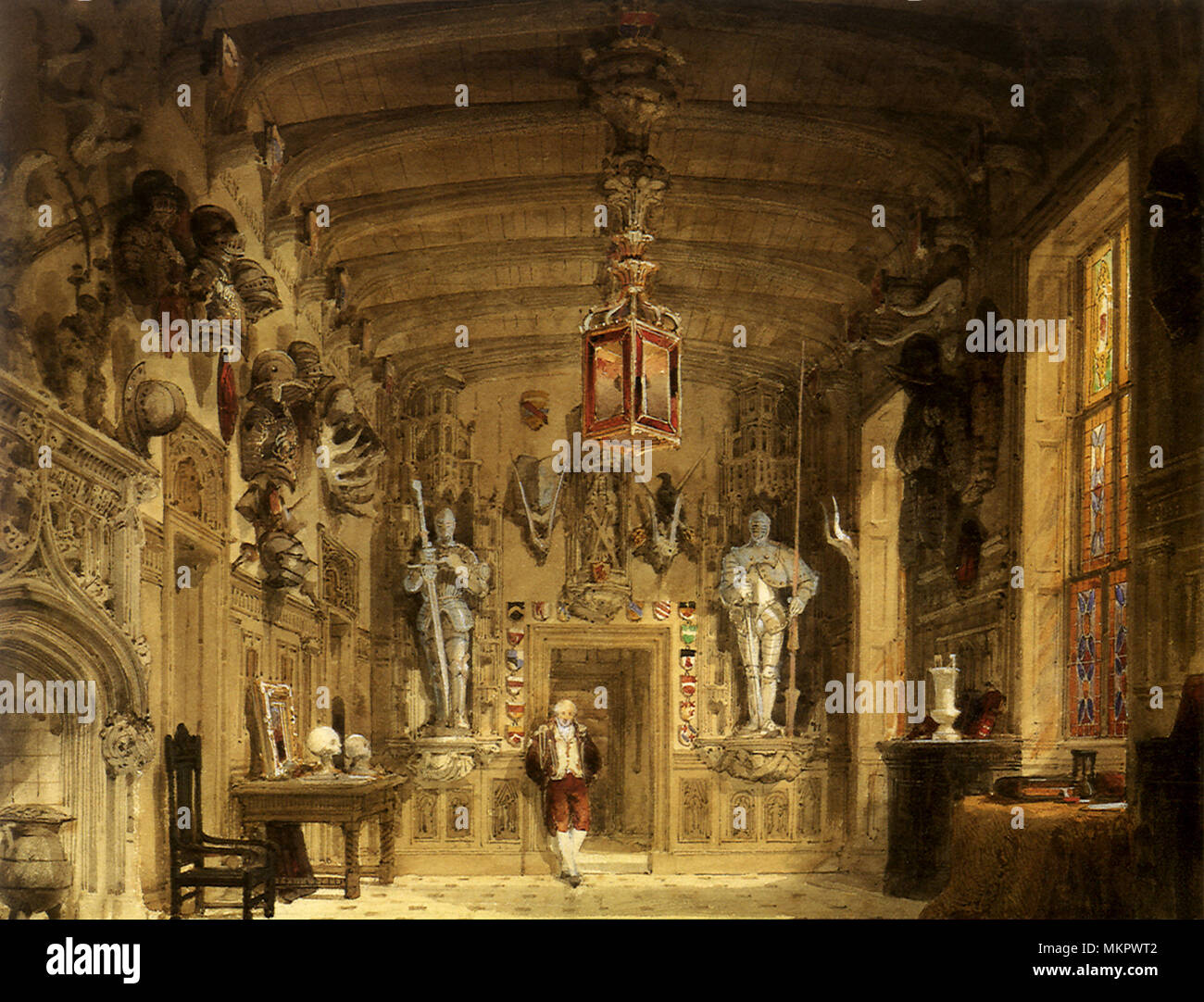 Abbotsford house entrance hall hi-res stock photography and images - Alamy