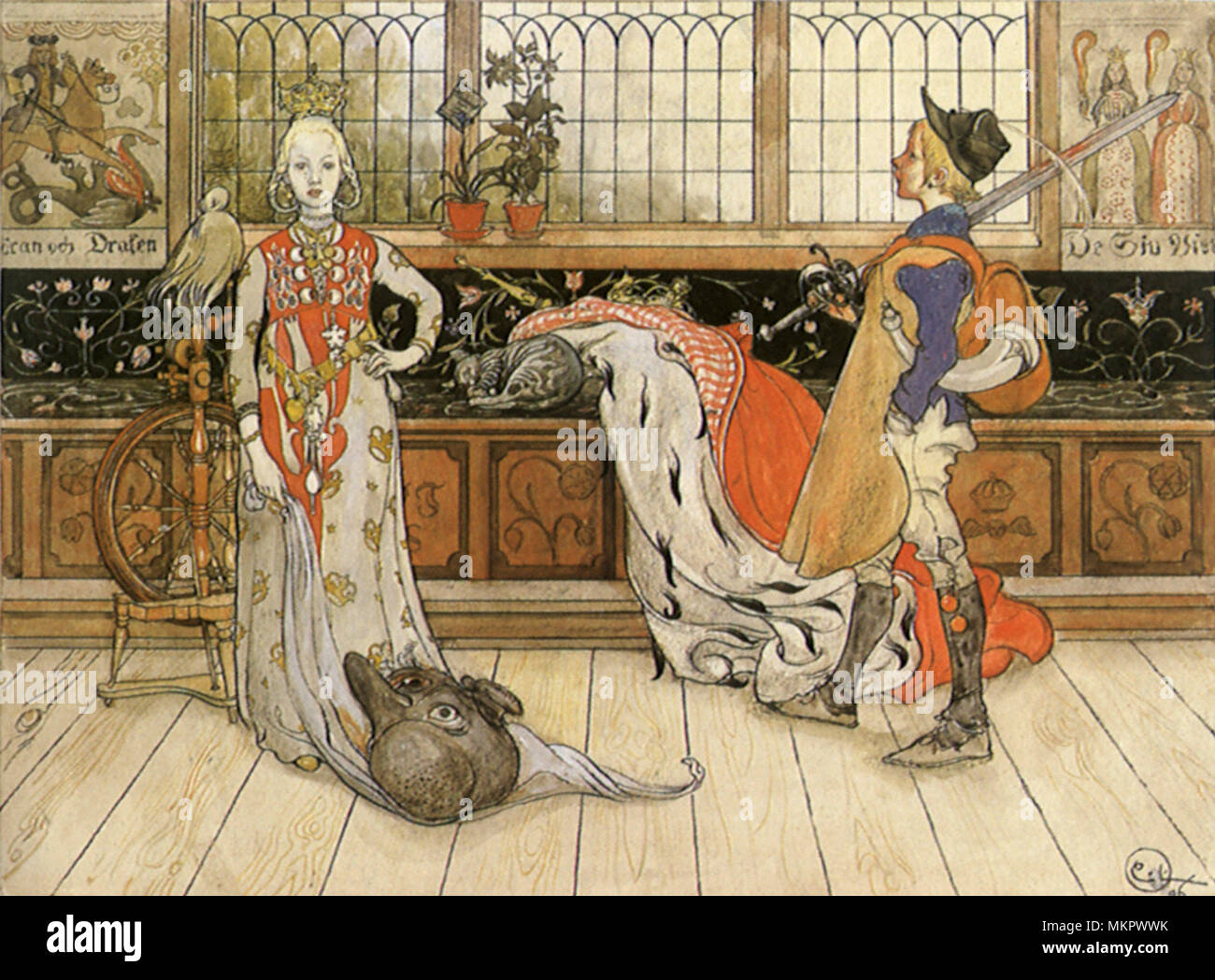 The Enchanted Princess Stock Photo - Alamy