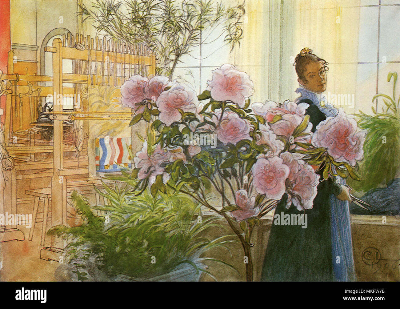 Azalea art hi-res stock photography and images - Alamy