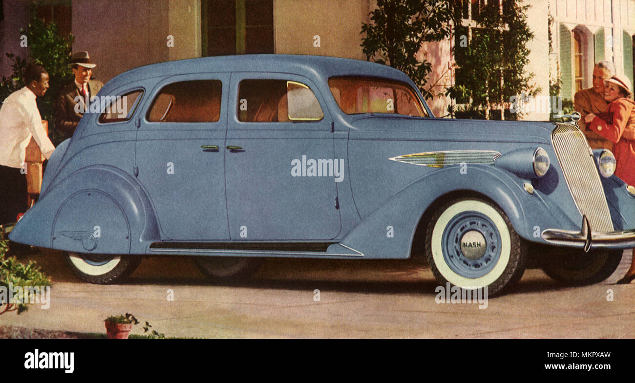 1936 Nash Ambassador Stock Photo - Alamy