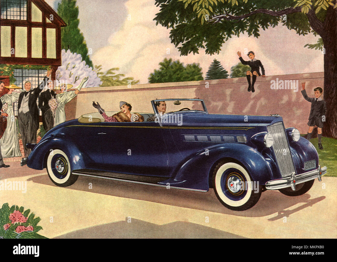 1936 Packard 120 Convertible Coupe Stock Photo - Alamy