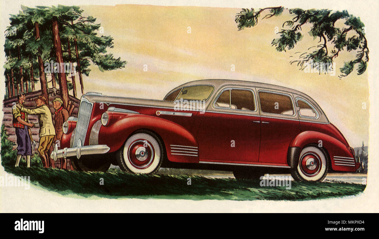 1941 Packard One-Ten Deluxe Touring Sedan Stock Photo - Alamy