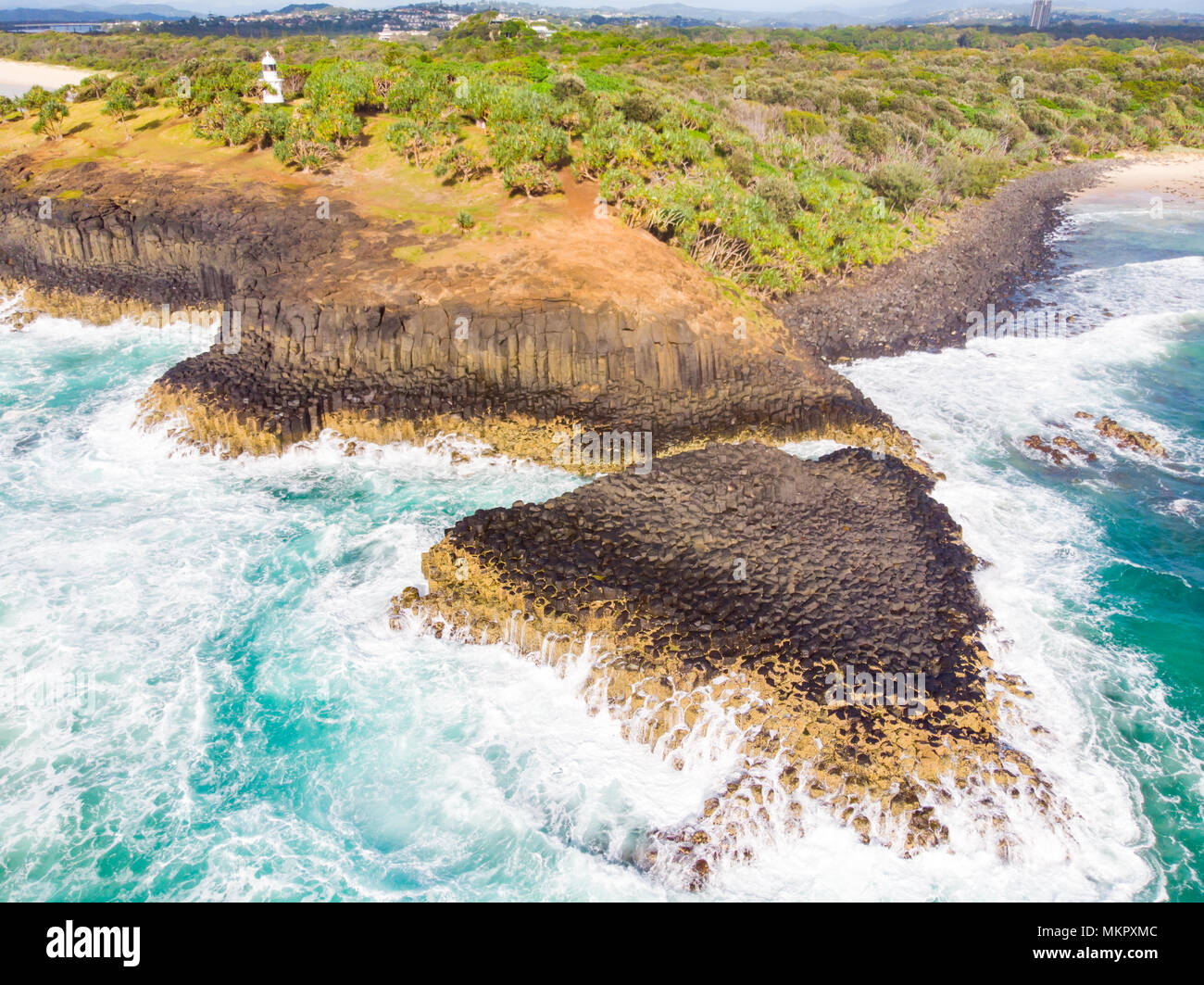 Fingal Head Lighthouse Stock Photo - Alamy
