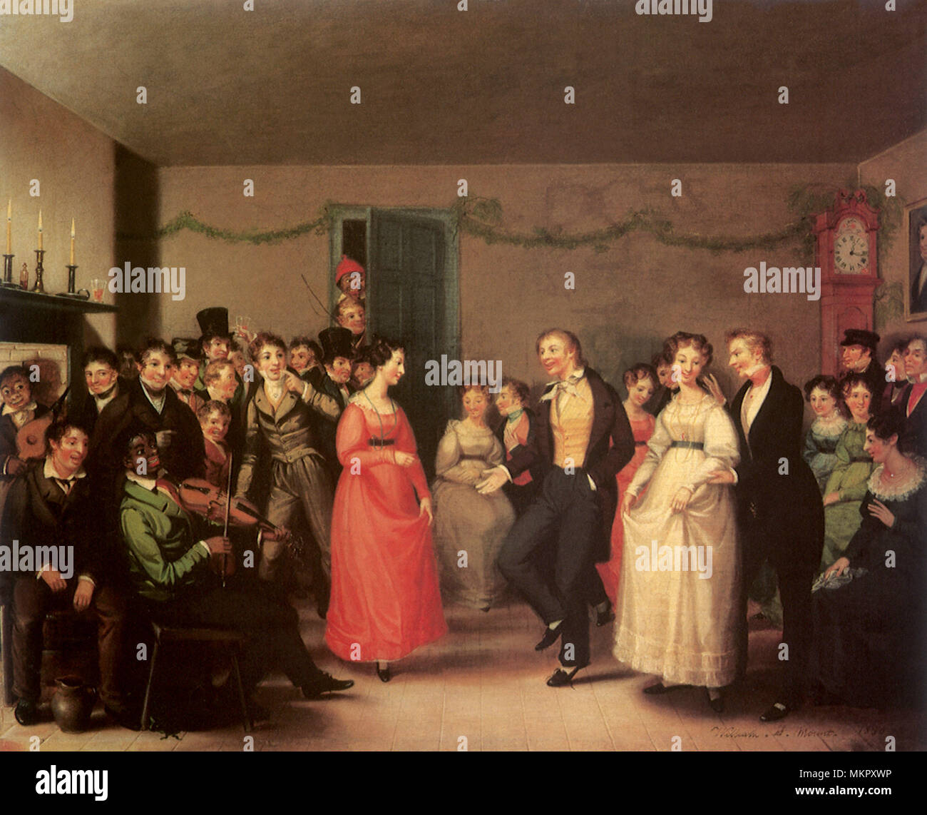 Rustic Dance After a Sleigh Ride Stock Photo - Alamy