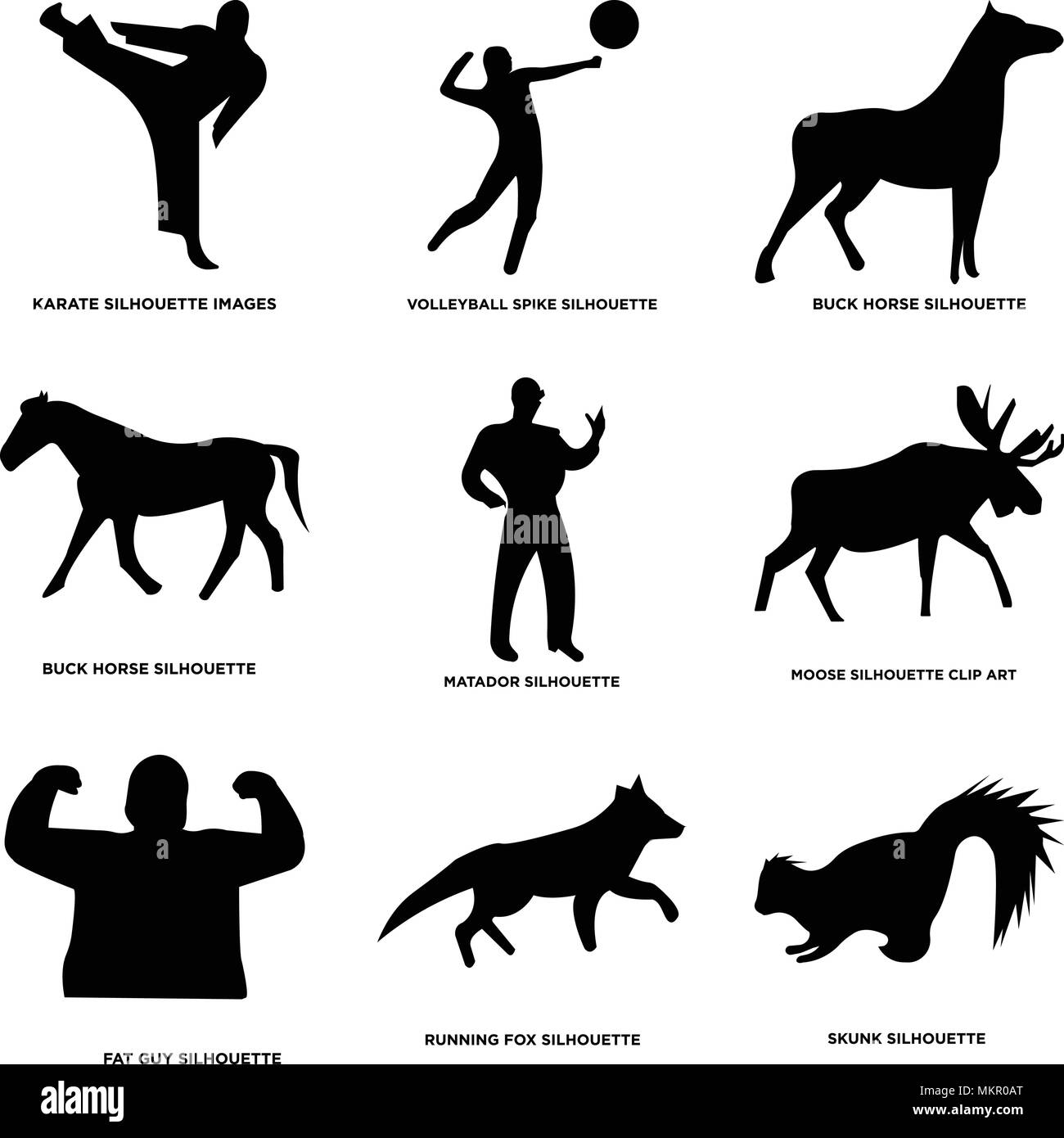 Spike elk Stock Vector Images - Alamy