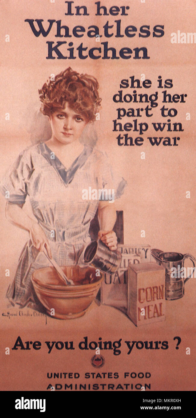 In Her Wheatless Kitchen Stock Photo - Alamy