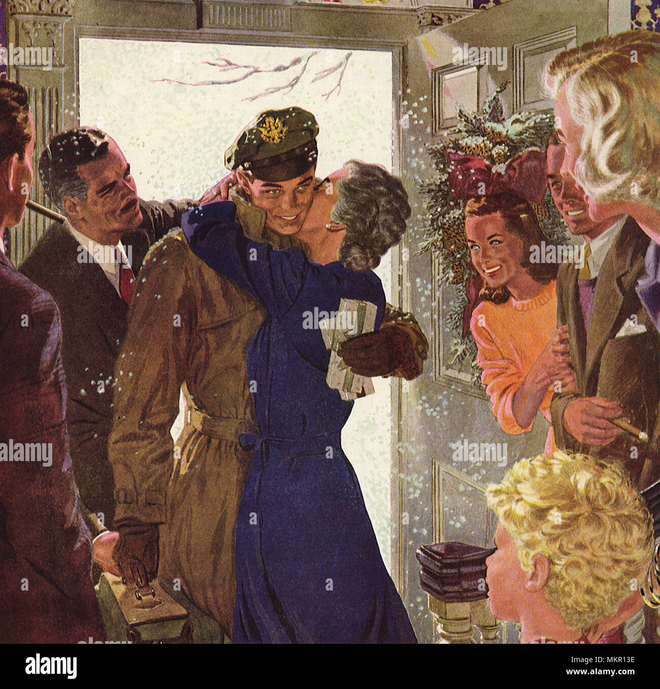 Family world war ii hi-res stock photography and images - Alamy