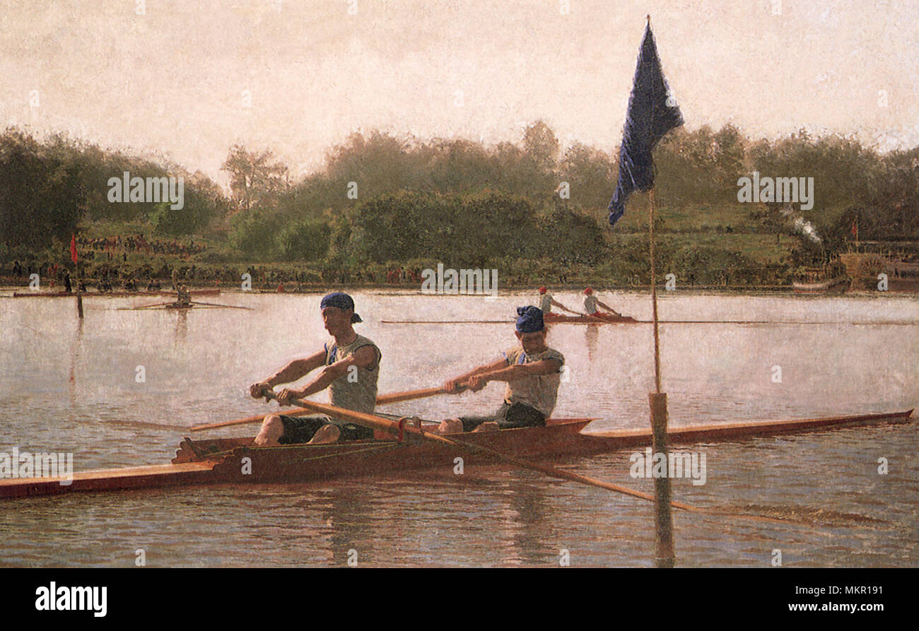 The Biglin Brothers Turning the Stake Stock Photo - Alamy