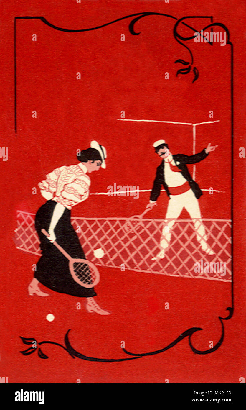 Early tennis hi-res stock photography and images - Alamy