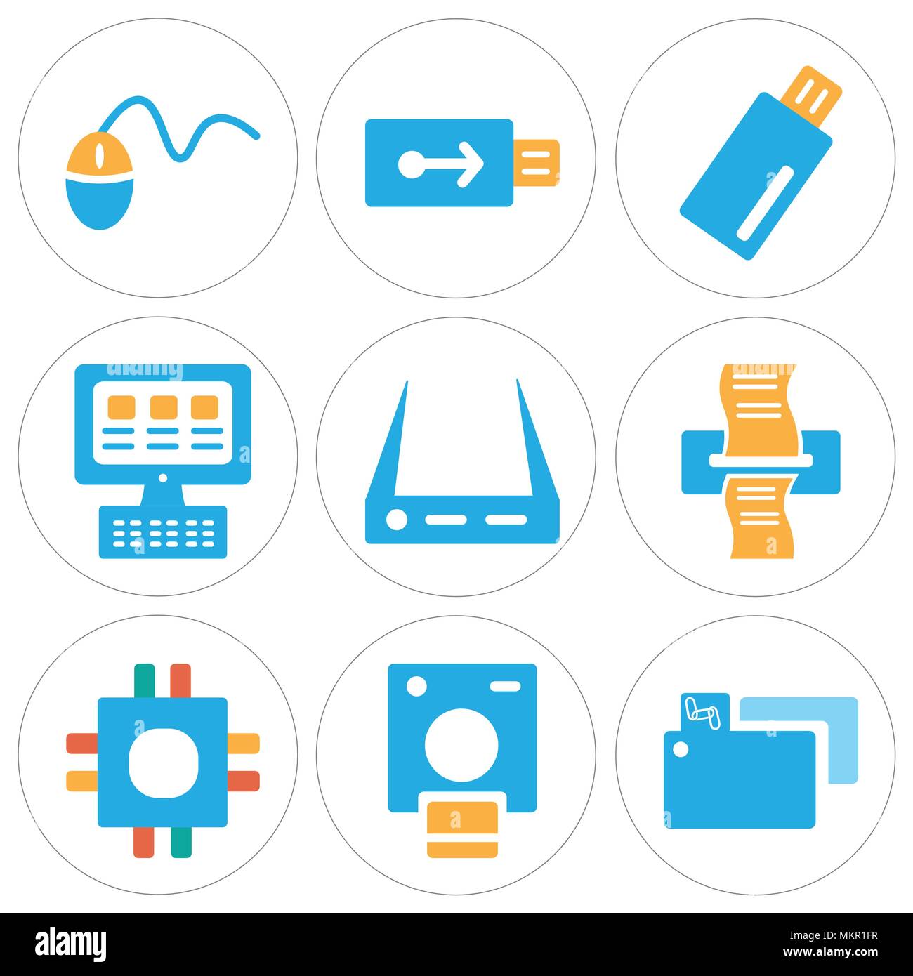 Cursor chip vector vectors hi-res stock photography and images - Alamy