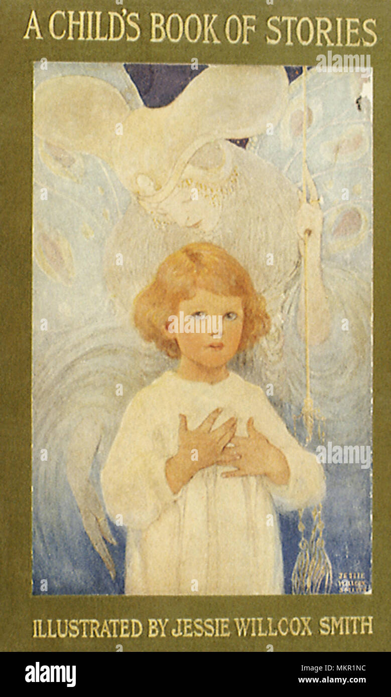 Young Blonde Girl under a Floating Spirit Stock Photo - Alamy